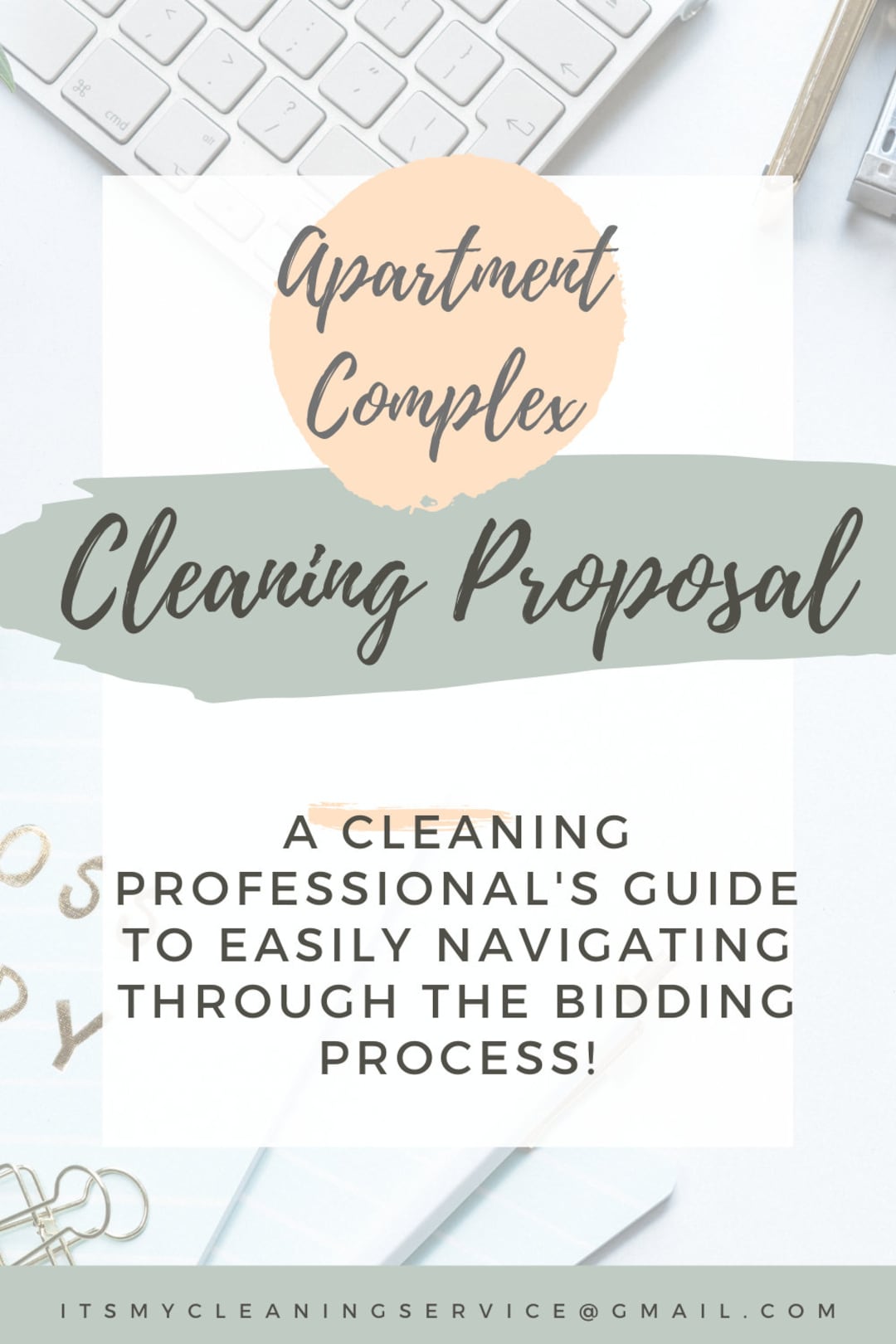 Apartment Complex Cleaning Proposal - Etsy