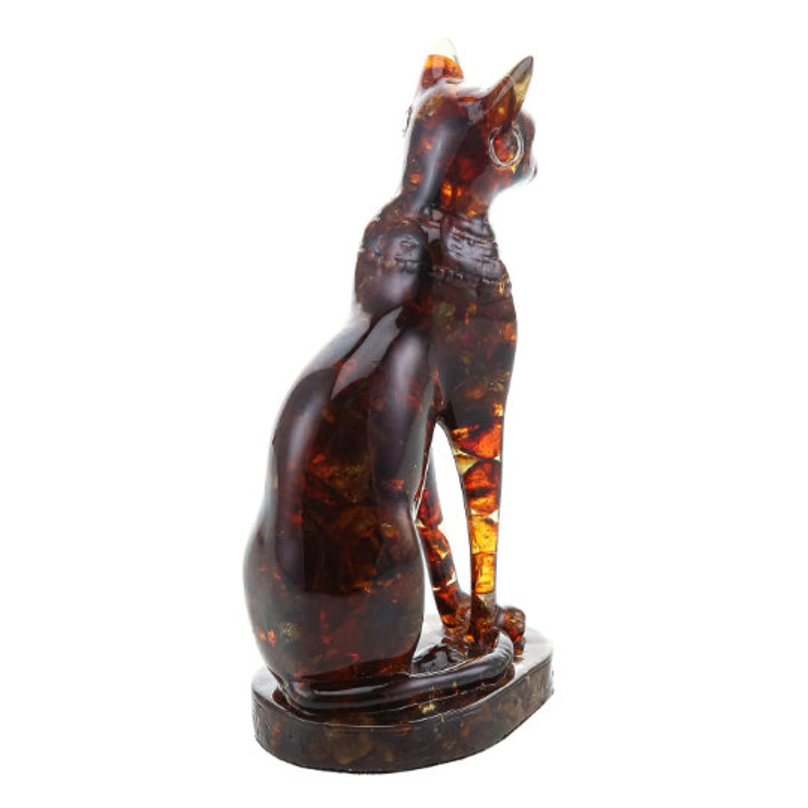 Amber Sculpture Cat Bastet Symbol of 2023 home Decor Amber Souvenir ...