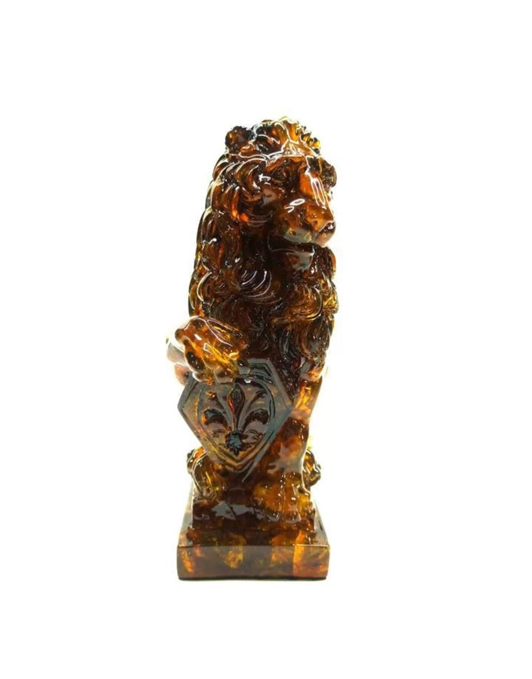 Lion Figurine Amberamber Sculpture Lion Amber Souvenir - Etsy