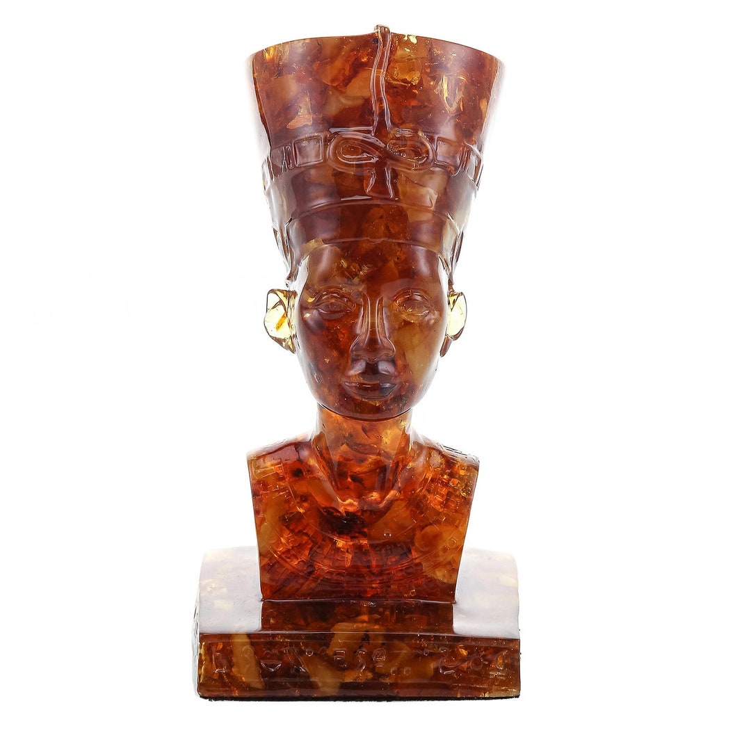 Statuette With Natural Amber Nefertitisculpture Amberamber Souvenir ...
