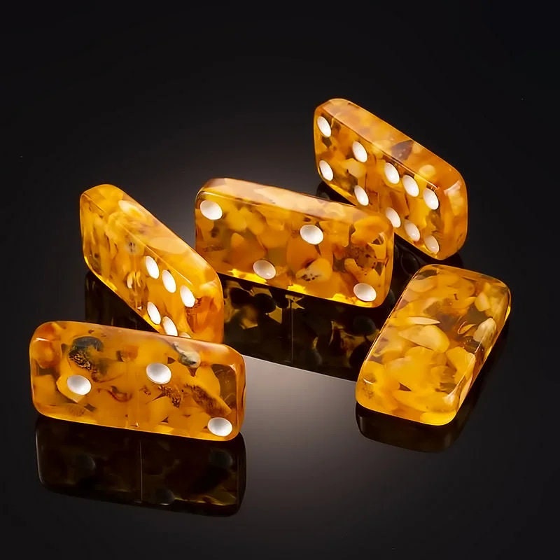 Unique Beautiful Amber Chips Golden Honey Colored Chips for Playing ...
