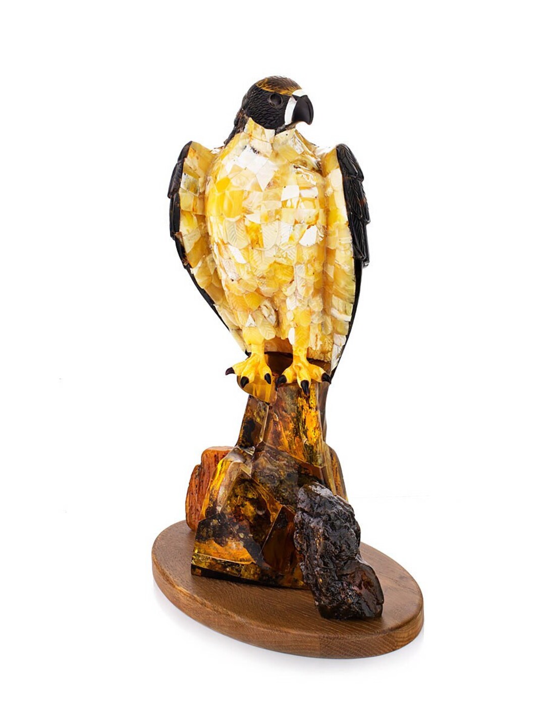 Falcon Figurineamber Falcon Collectable Statueamber Souvenir Gift ...
