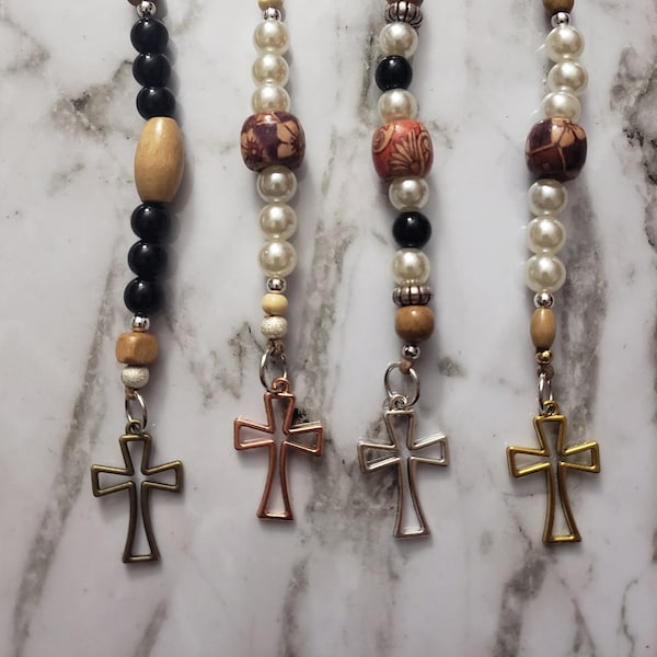 Metal Cross Keychain - Etsy