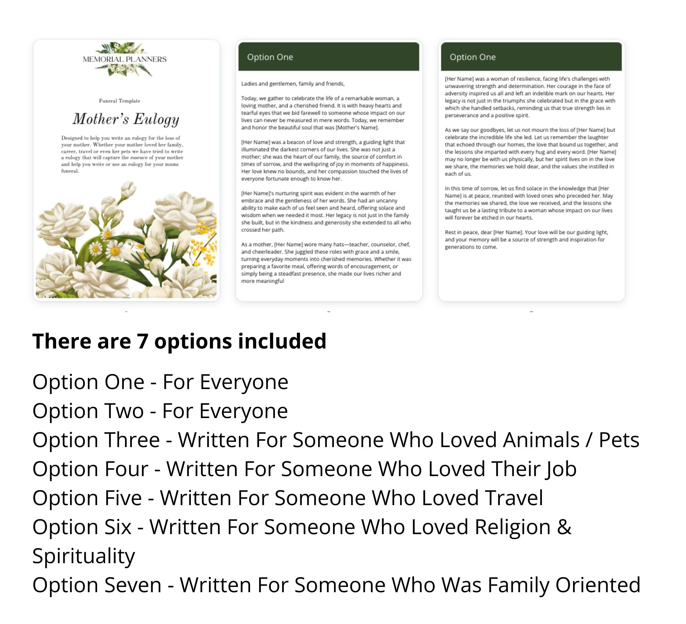 Funeral Eulogy for Loss of Mother, Eulogy Speech, Funeral Speech ...