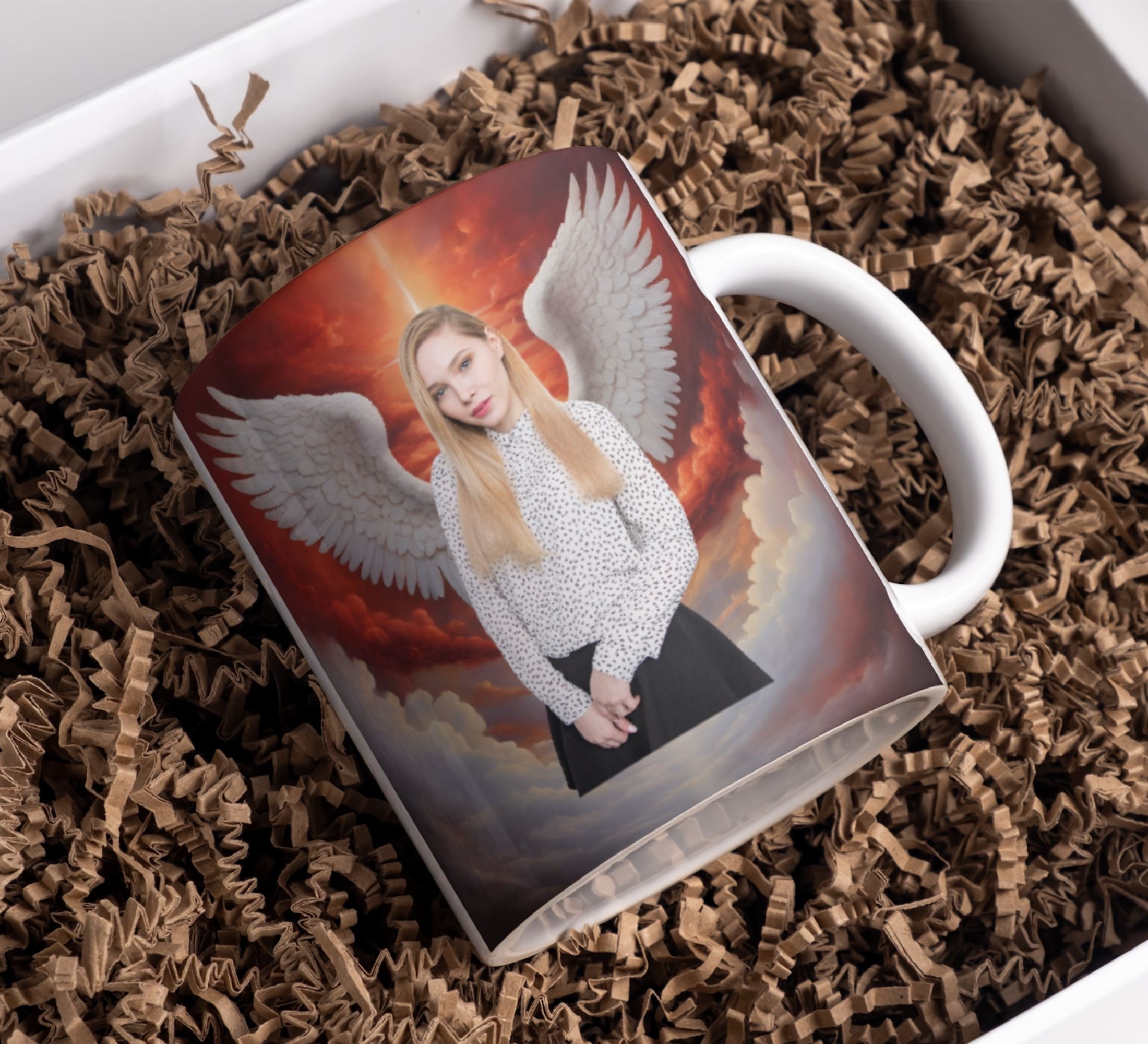 Red Heaven Background With Gold Gate Png, Memorial Service PNG, Red ...