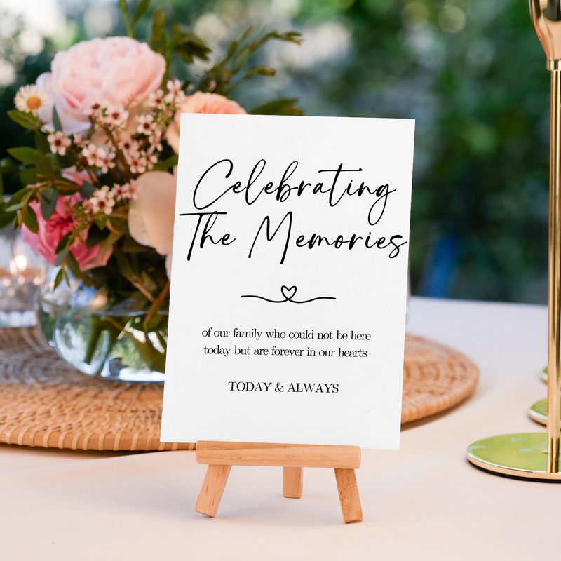 Reunion Memorial Table - Etsy