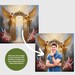 Gold Angels Heaven Background With Gold Gates Png, Memorial Service PNG ...