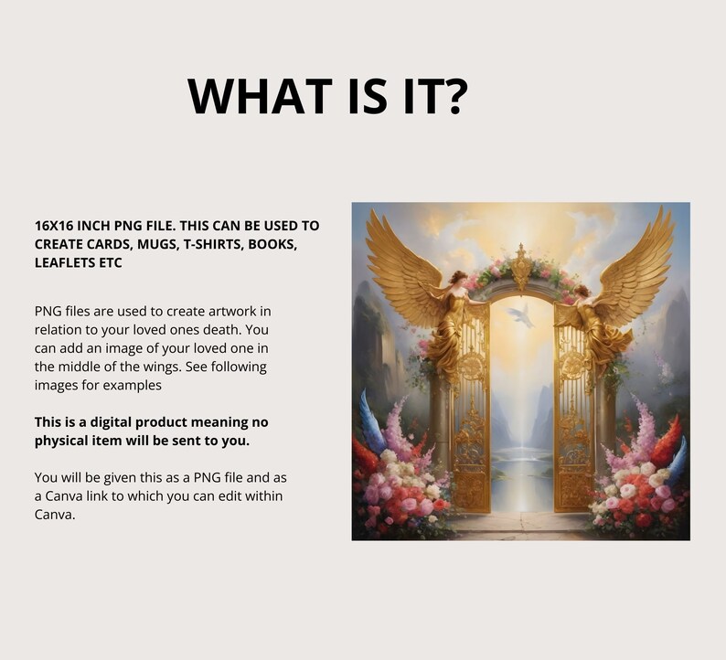 Gold Angels Heaven Background With Gold Gates Png, Memorial Service PNG ...