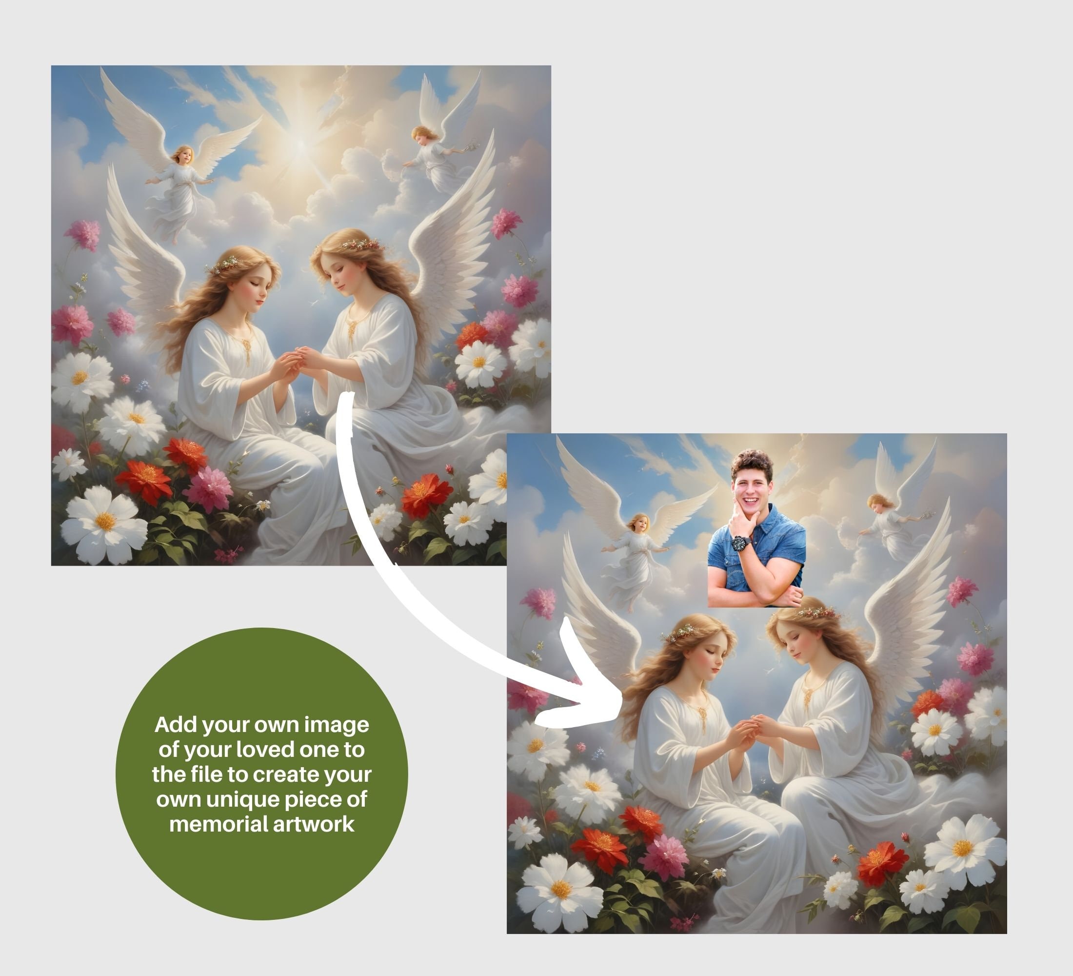 Angel Wings and Clouds Png, Angel Wings and Roses Png, Watercolor Angel ...