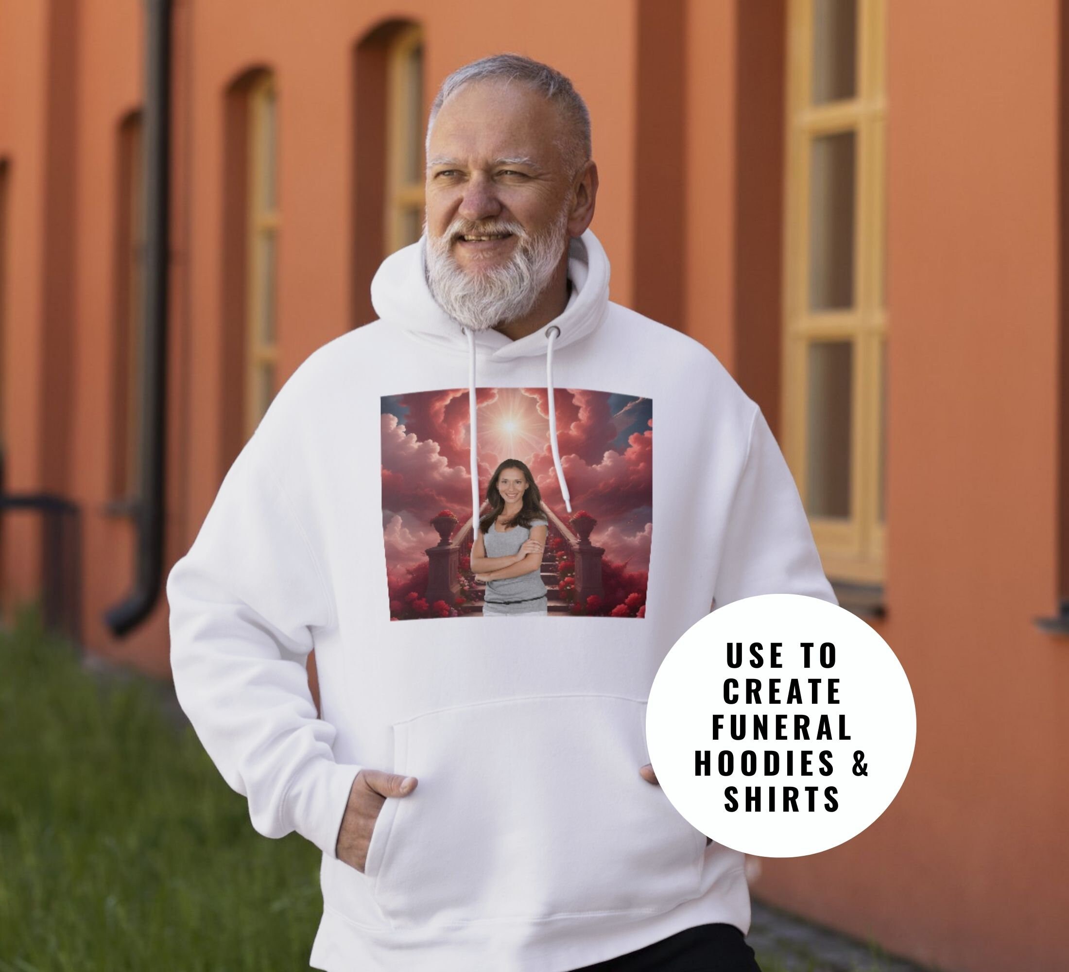 Red Rose Floral Heaven Background With Stairs Png, Memorial Service PNG ...