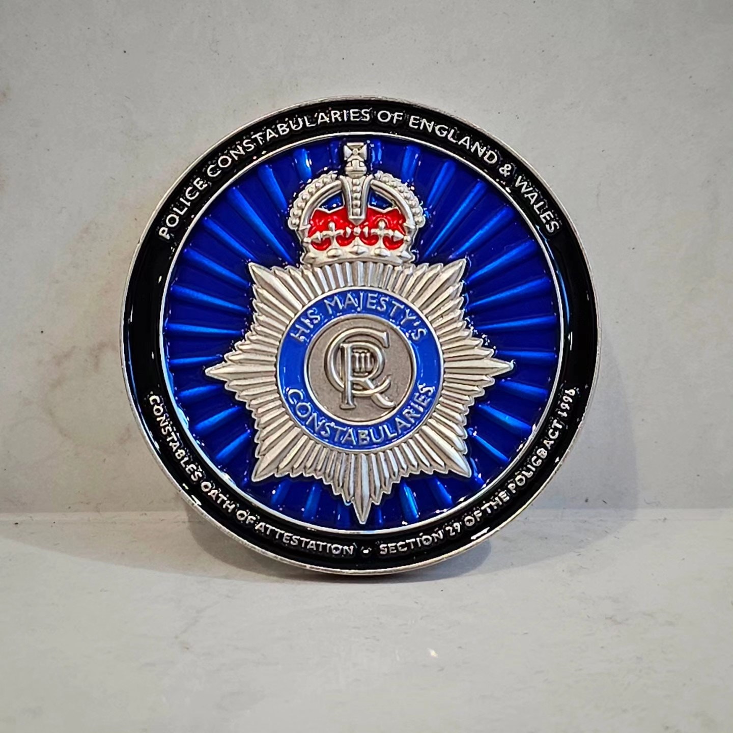 Police Challenge Coin - New Starter / Joining Police Gift - Featuring ...