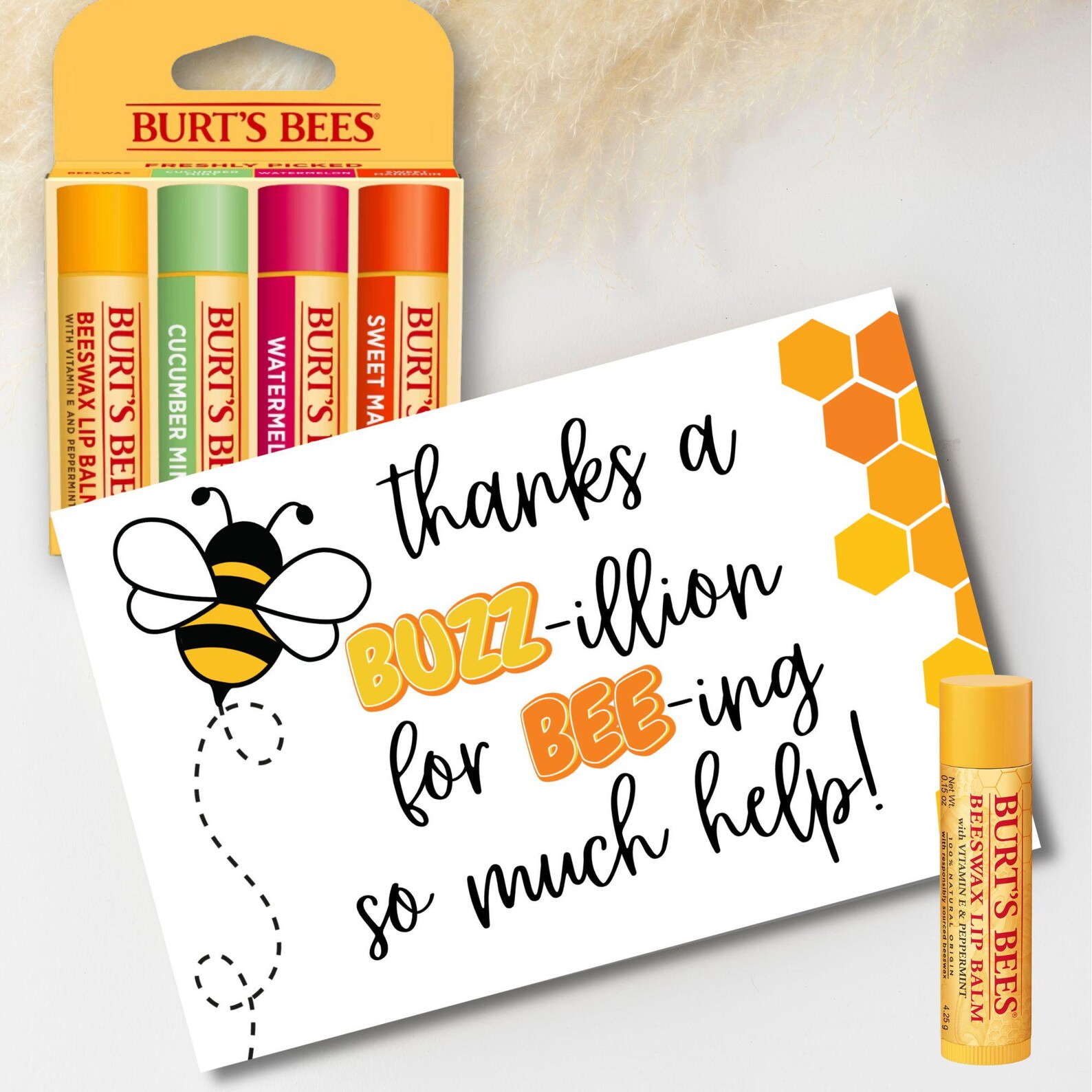 Thank You for Bee-ing a Great Teacher Tag, Printable End of School Year ...