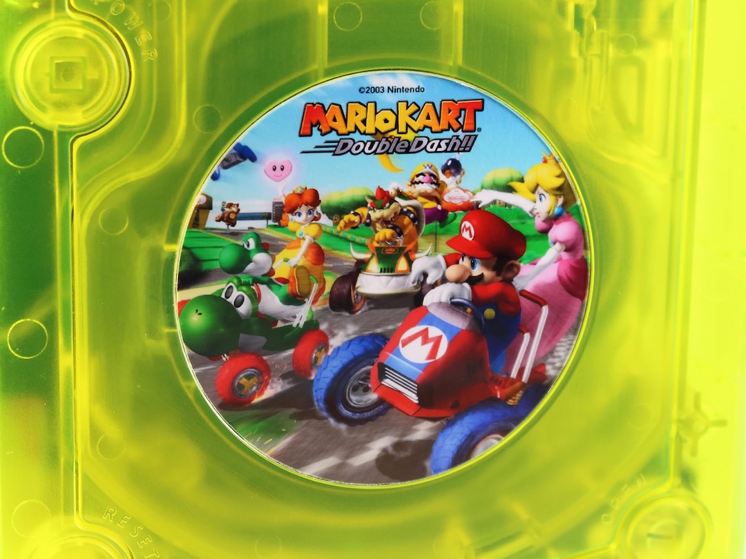 Nintendo Gamecube Custom Replacement Jewel/emblem/faceplate, Mario Kart ...