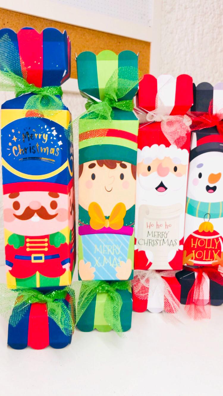 Collection of Christmas Designs for Packaging, Candy Boxes, Printable ...