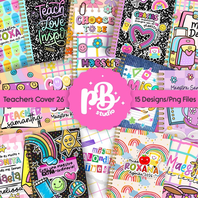 Portadas para maestros - Etsy México