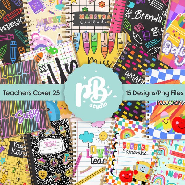 Portadas para maestros - Etsy México