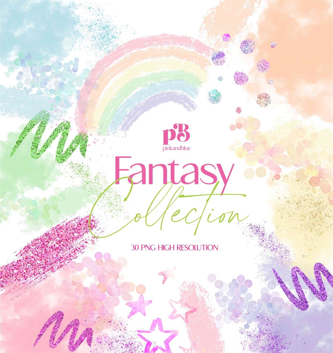 Brushes, strokes, glitters, cliparts - Etsy México