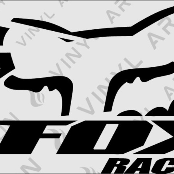 Fox Racing Logo Svg - Etsy