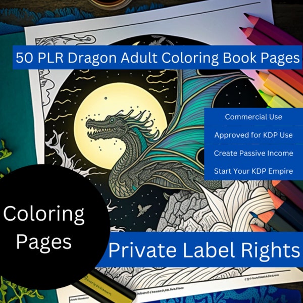 Master Resell Rights Coloring Pages - Etsy