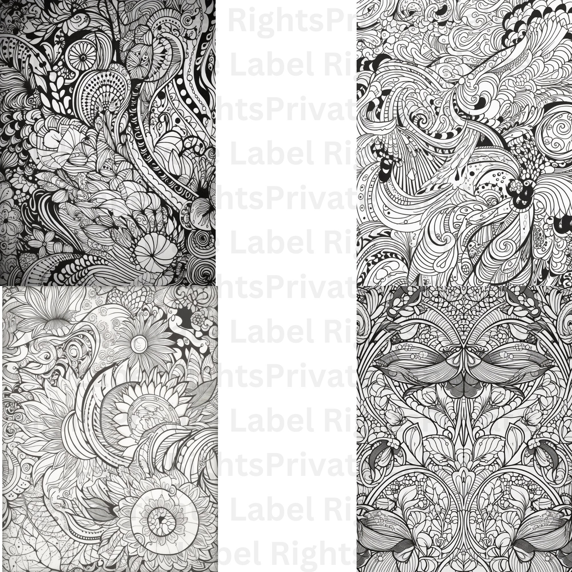 150 Patterns Adult Coloring Pages Amazon KDP Coloring Book Publishing ...