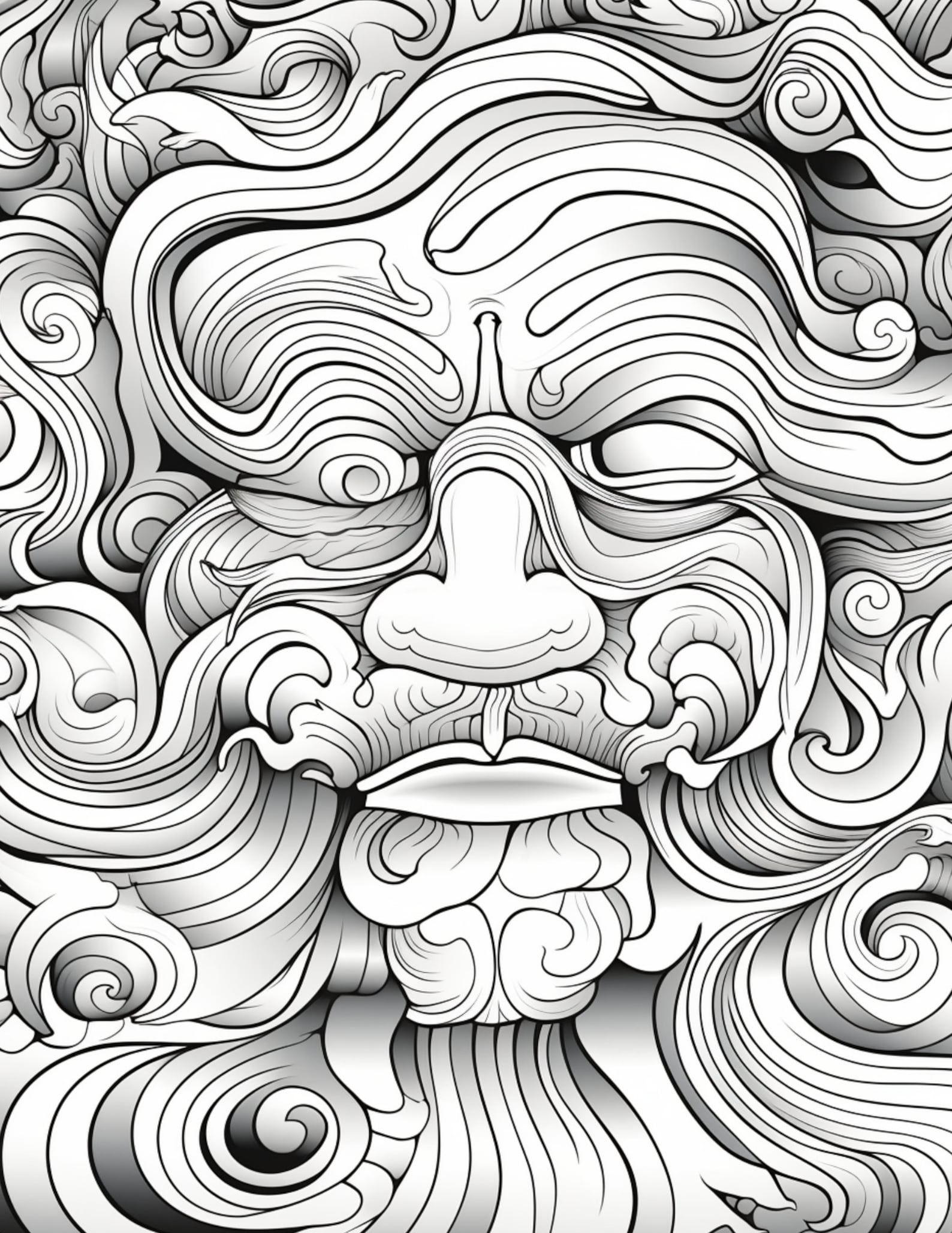 179 Weird Coloring Book Pages Printable Edit in Canva PNG JPG PDF ...