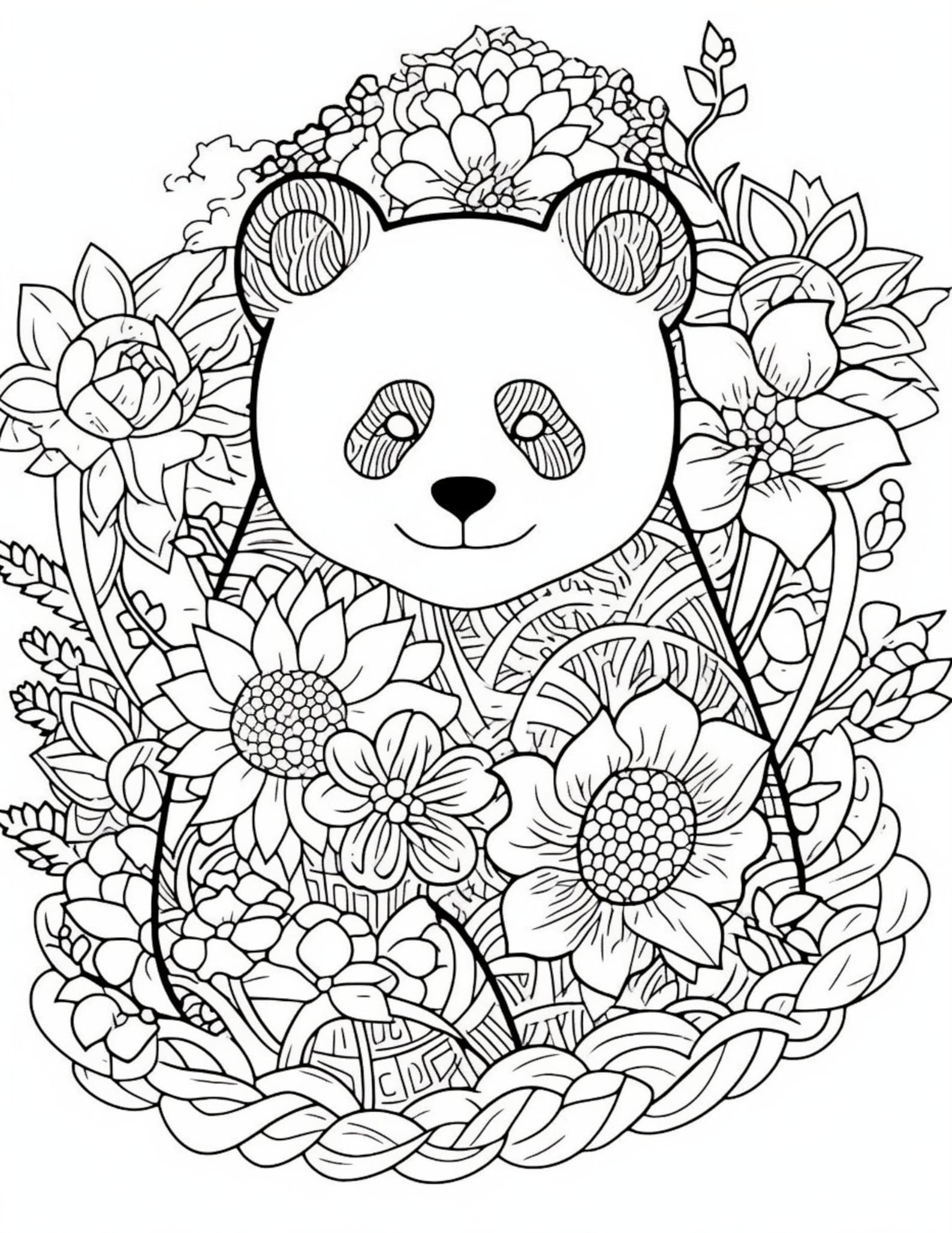 195 Zoo Animals Coloring Book Pages Printable Edit in Canva PNG JPG PDF ...