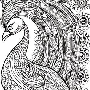 52 Animal Patterns Coloring Book Pages Printable Edit in Canva PNG JPG ...