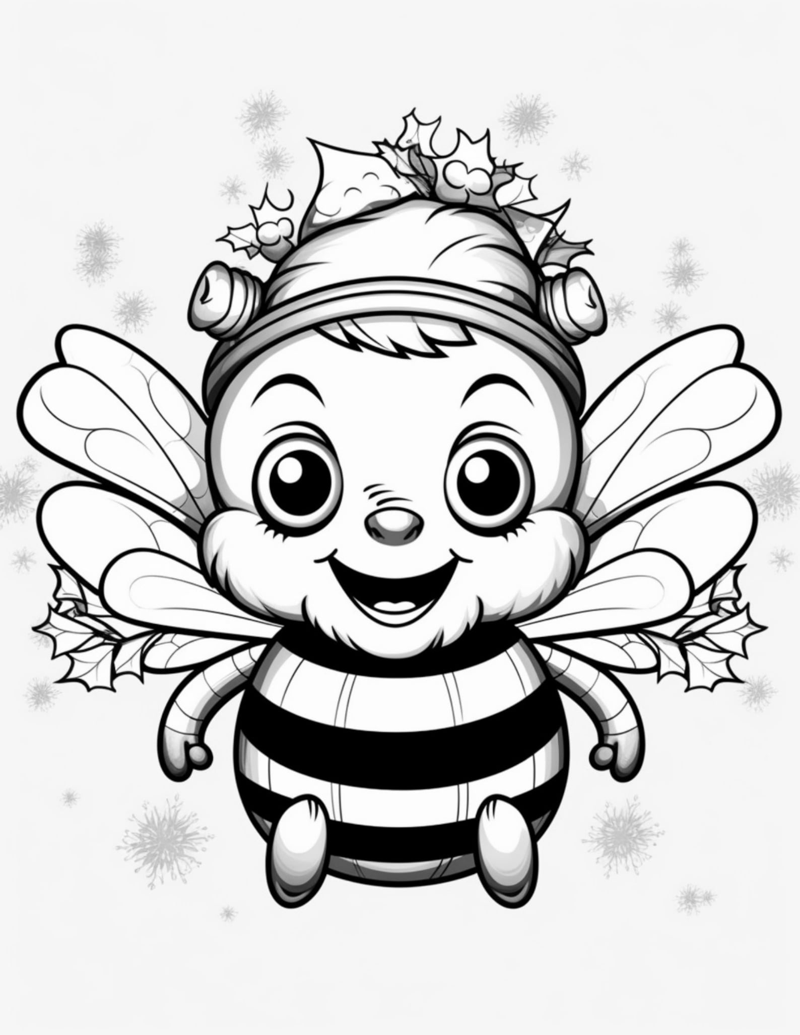 219 Cute Kawaii Bees Coloring Book Pages Amazon KDP Halloween - Etsy