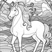 150 Magical Unicorns Coloring Book Pages Plus 6 Cover Images Printable ...