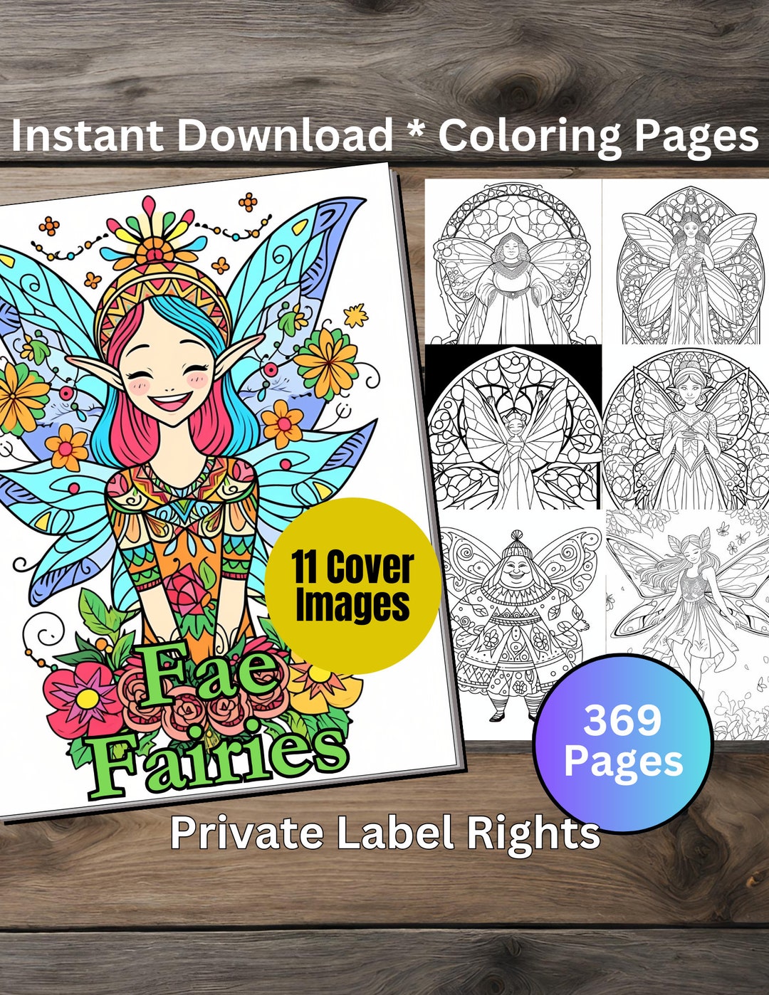 369 Fae Fairies Coloring Pages Plus 11 Cover Images Printable Edit in ...