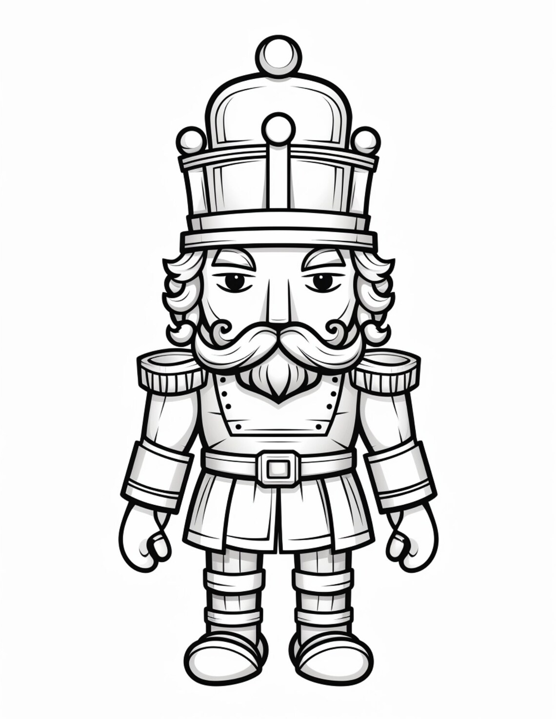 Christmas Nutcrackers Aesthetic Coloring Book Pages Plus 14 Cover ...