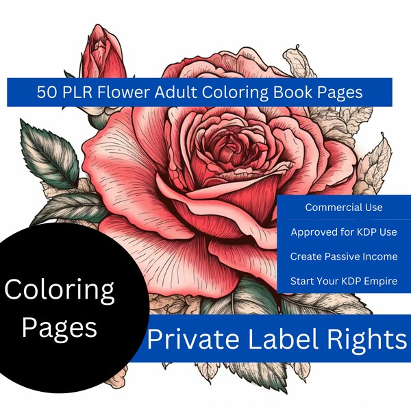Master Resell Rights Coloring Pages - Etsy