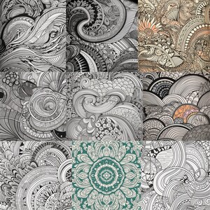150 Patterns Adult Coloring Pages Amazon KDP Coloring Book Publishing ...
