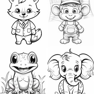2,754 Cute Kawaii PLR Mega Bundle Coloring Book Pages Amazon KDP Kawaii ...