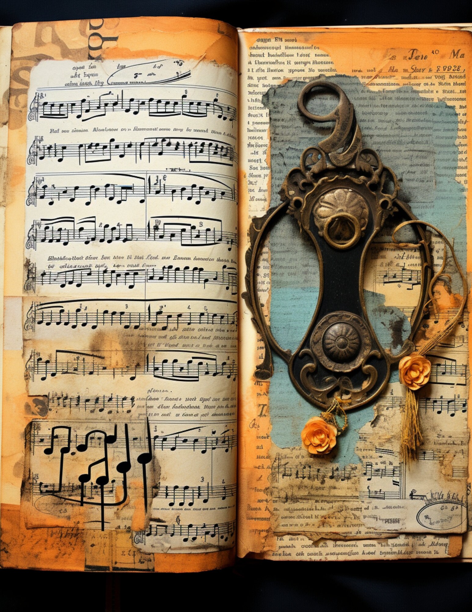 Junk Journal Scrapbook Kit Supplies Journaling Printable Pages ...