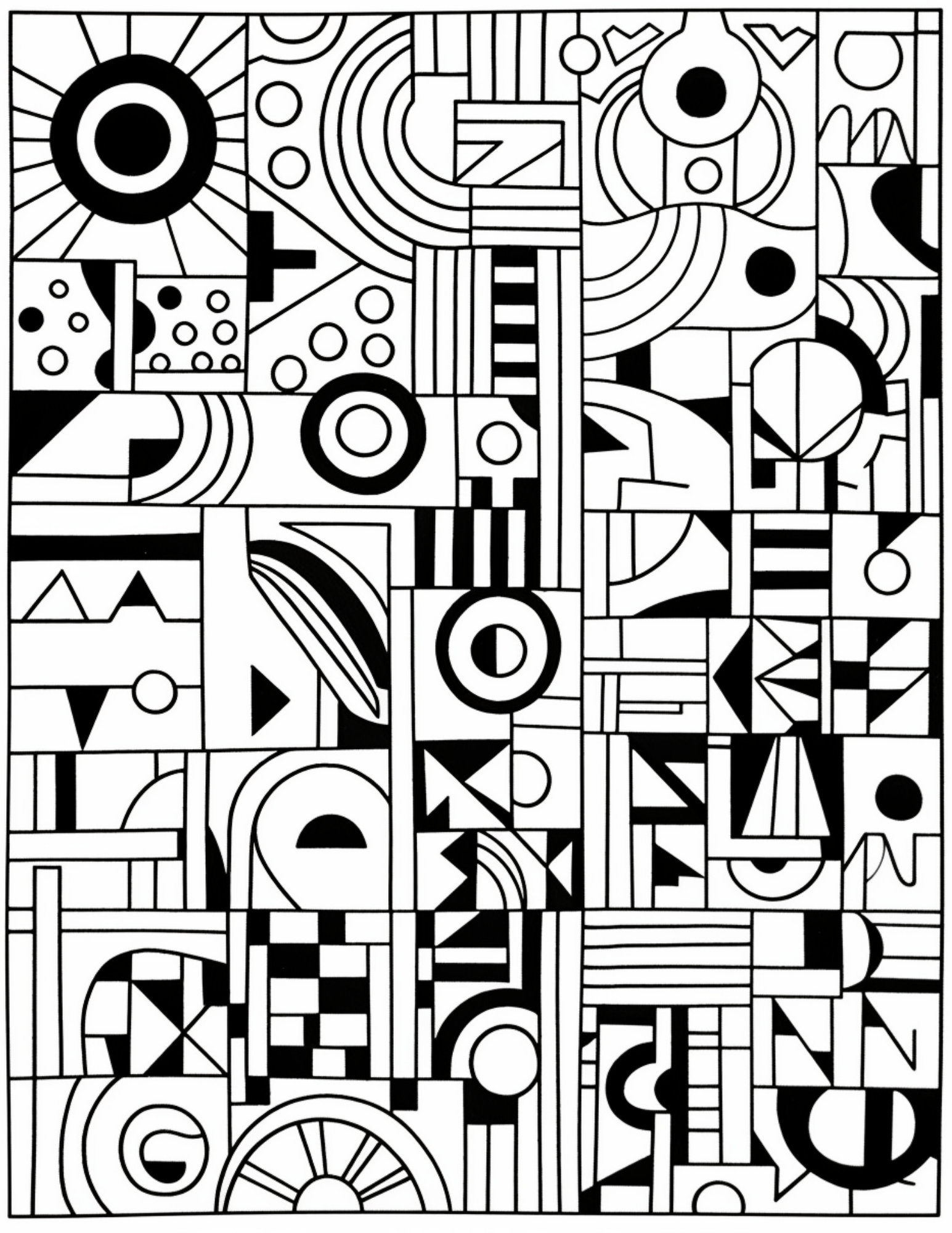 68 Doodle Patterns Coloring Book Pages Printable Edit in Canva PNG JPG ...