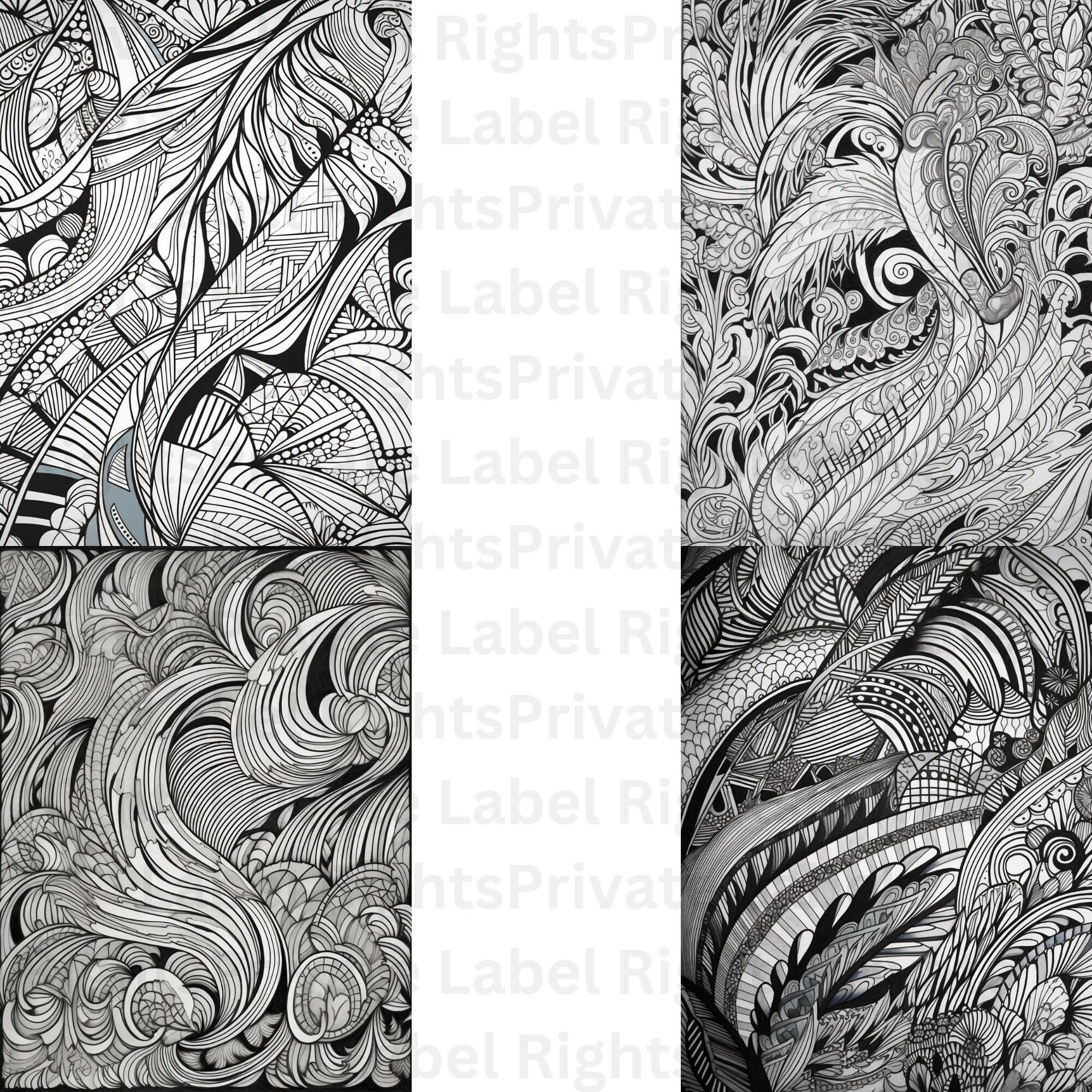 150 Patterns Adult Coloring Pages Amazon KDP Coloring Book - Etsy