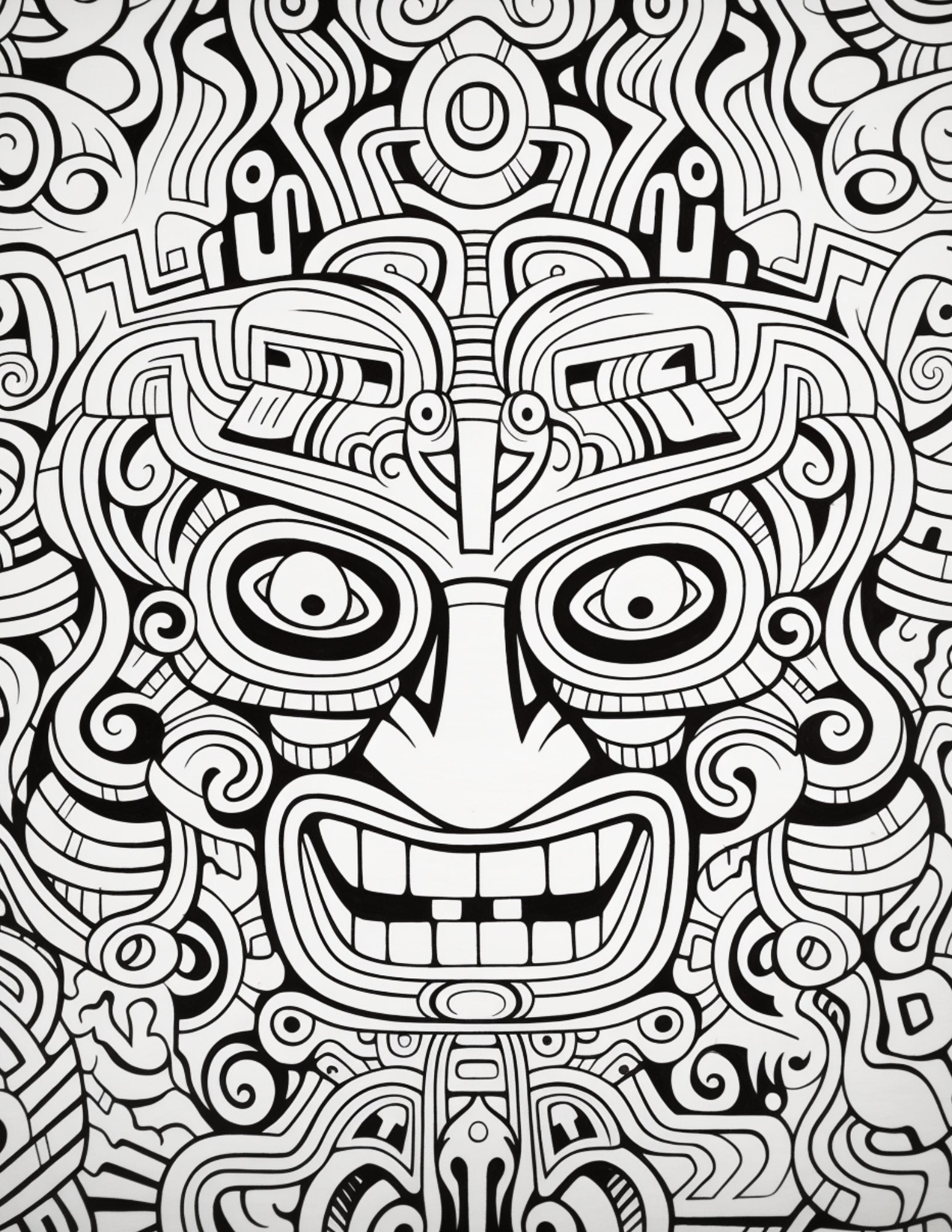 179 Weird Coloring Book Pages Printable Edit in Canva PNG JPG PDF ...