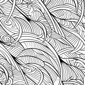 68 Doodle Patterns Coloring Book Pages Printable Edit in Canva PNG JPG ...
