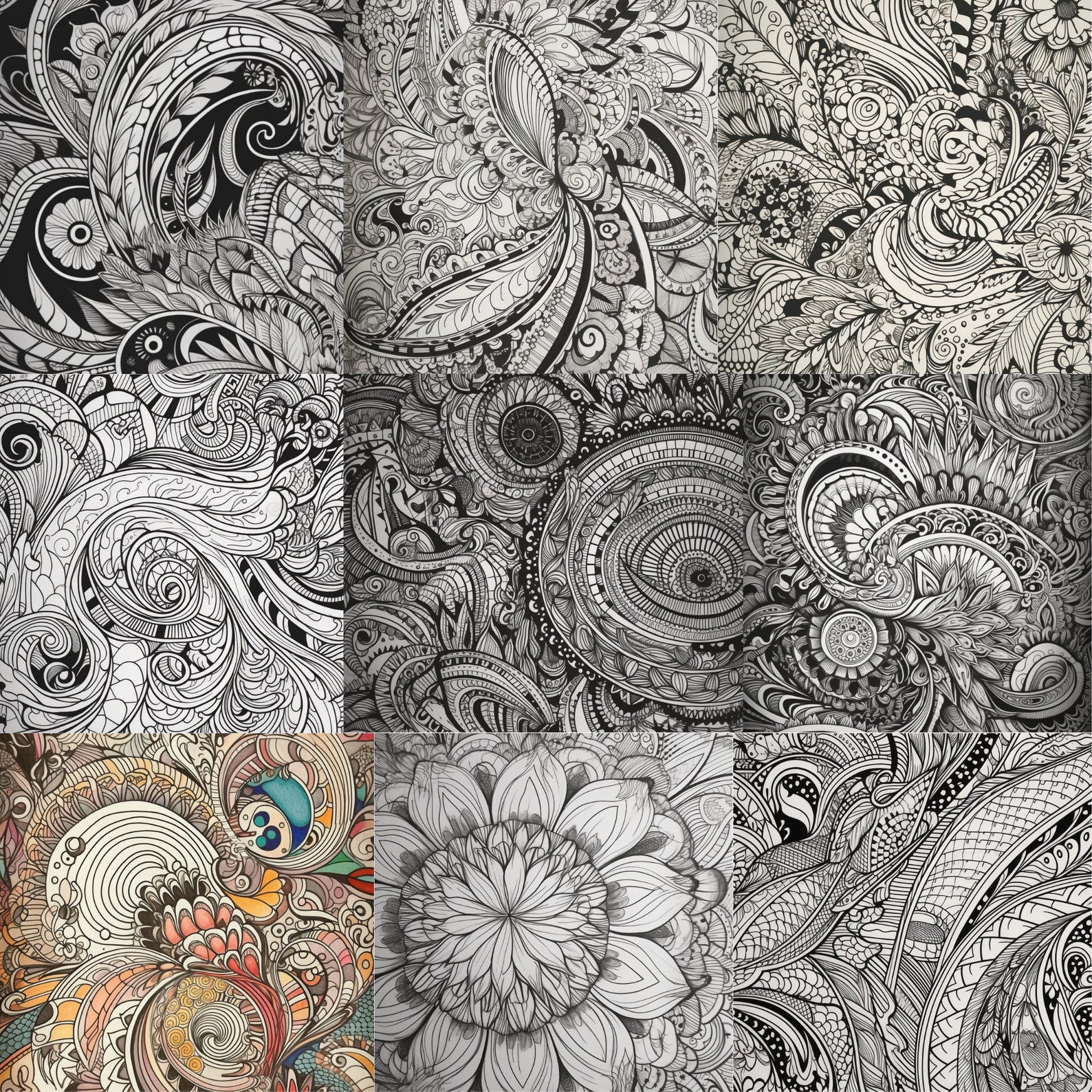 150 Patterns Adult Coloring Pages Amazon KDP Coloring Book Publishing ...