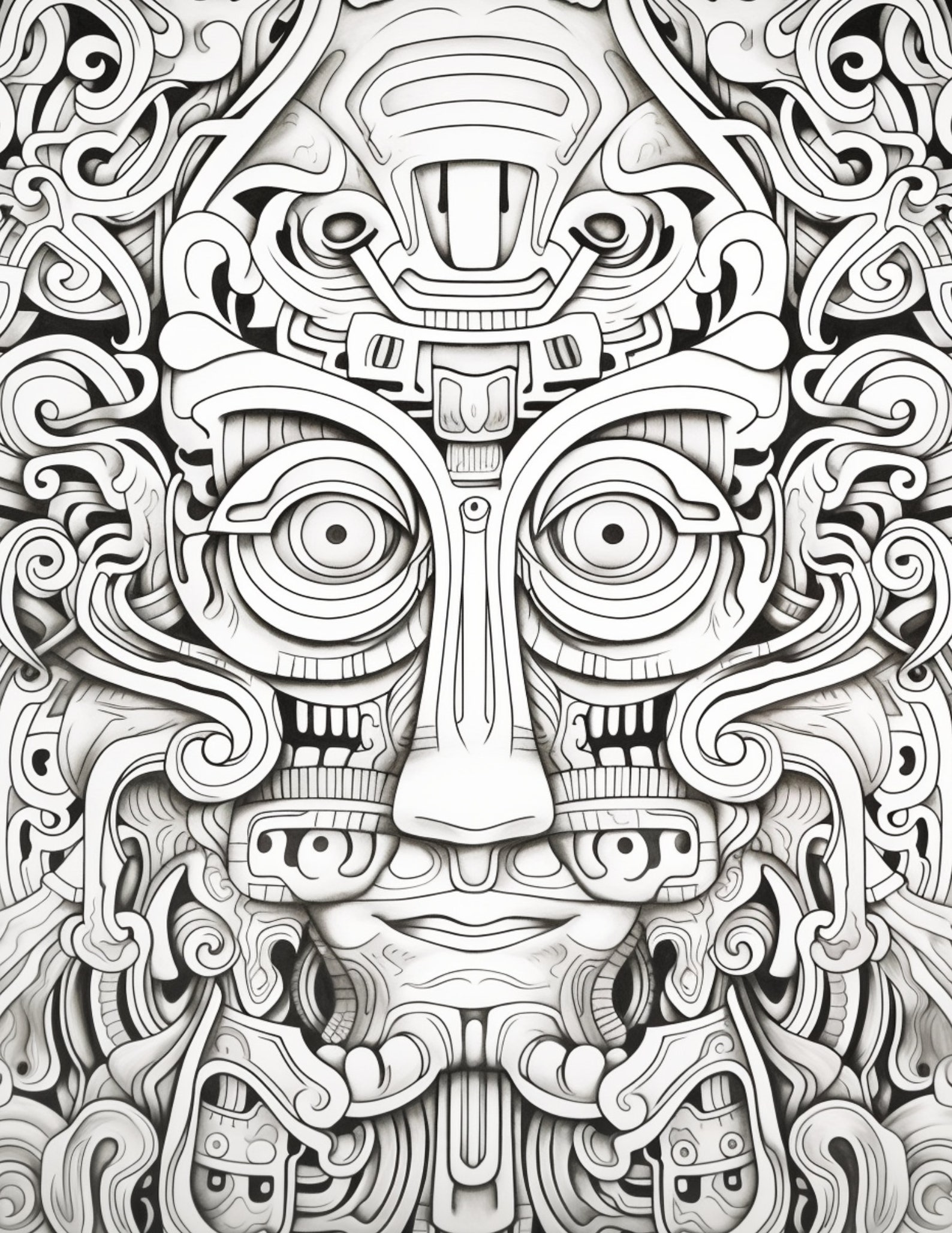 179 Weird Coloring Book Pages Printable Edit in Canva PNG JPG PDF ...