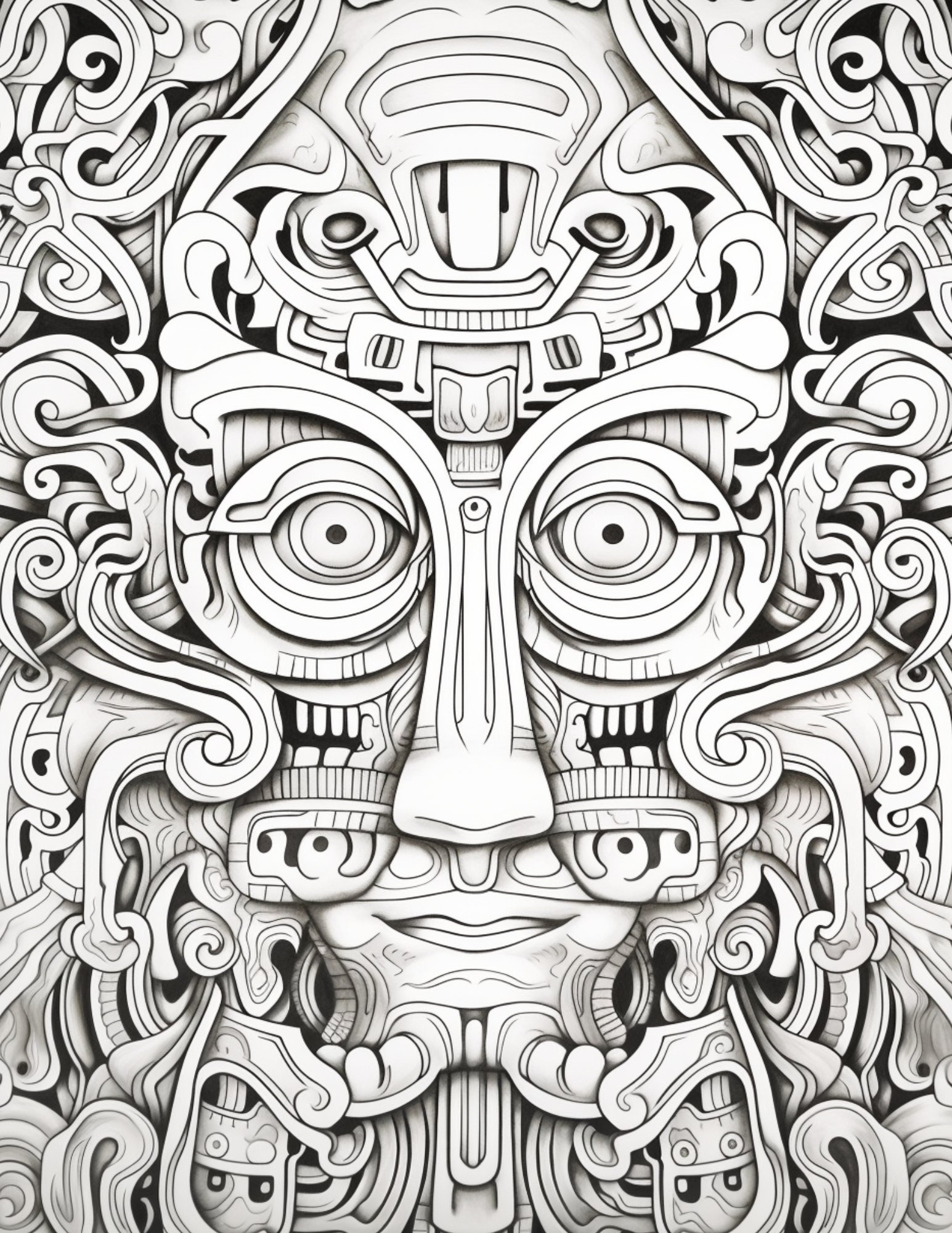 179 Weird Coloring Book Pages Printable Edit in Canva PNG JPG PDF ...