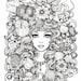 57 Hair Patterns Coloring Book Pages Printable Edit in Canva PNG JPG ...