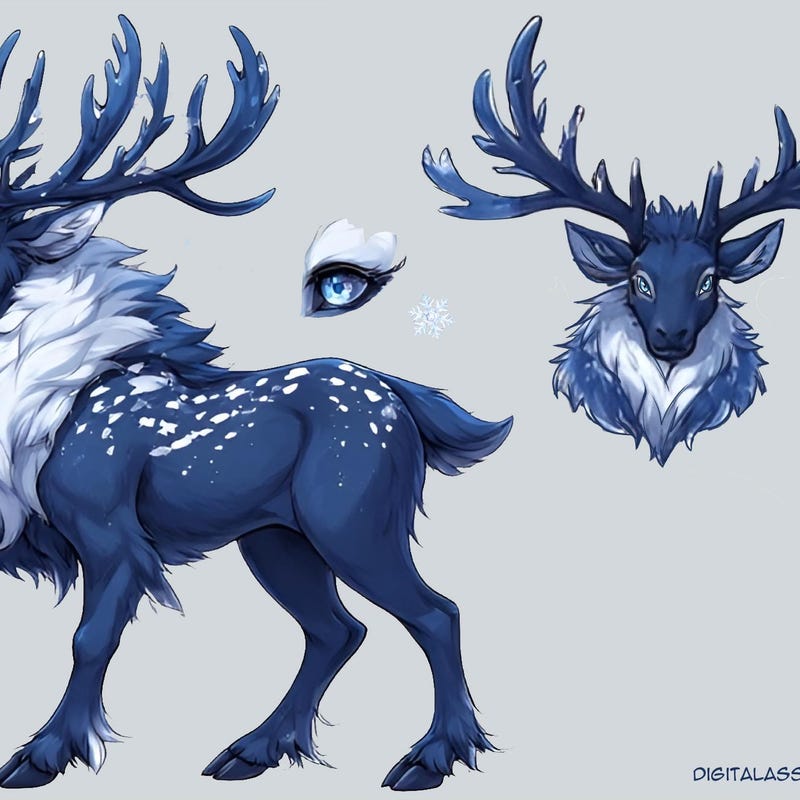 Deer Fursona - Etsy