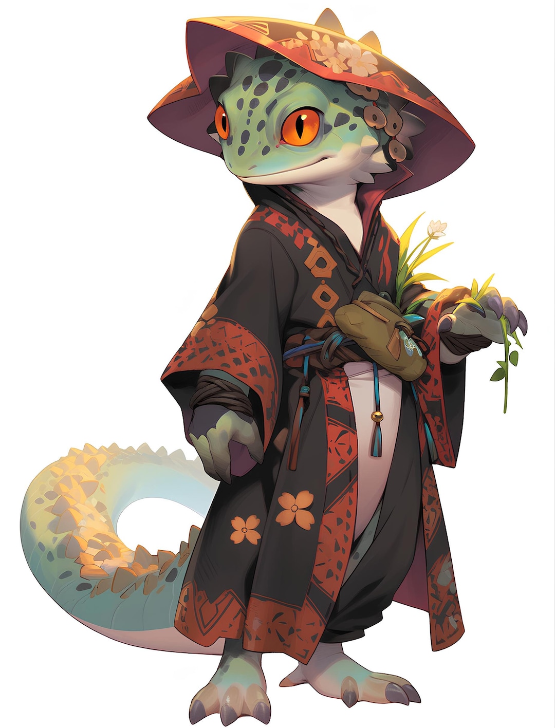 Gecko Dnd Character Design Digital Download HD Image - Etsy