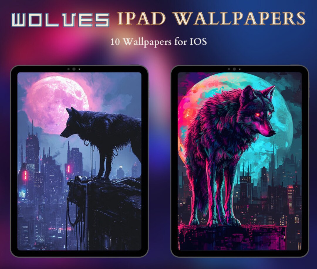 Wolves iPad Wallpapers - Etsy