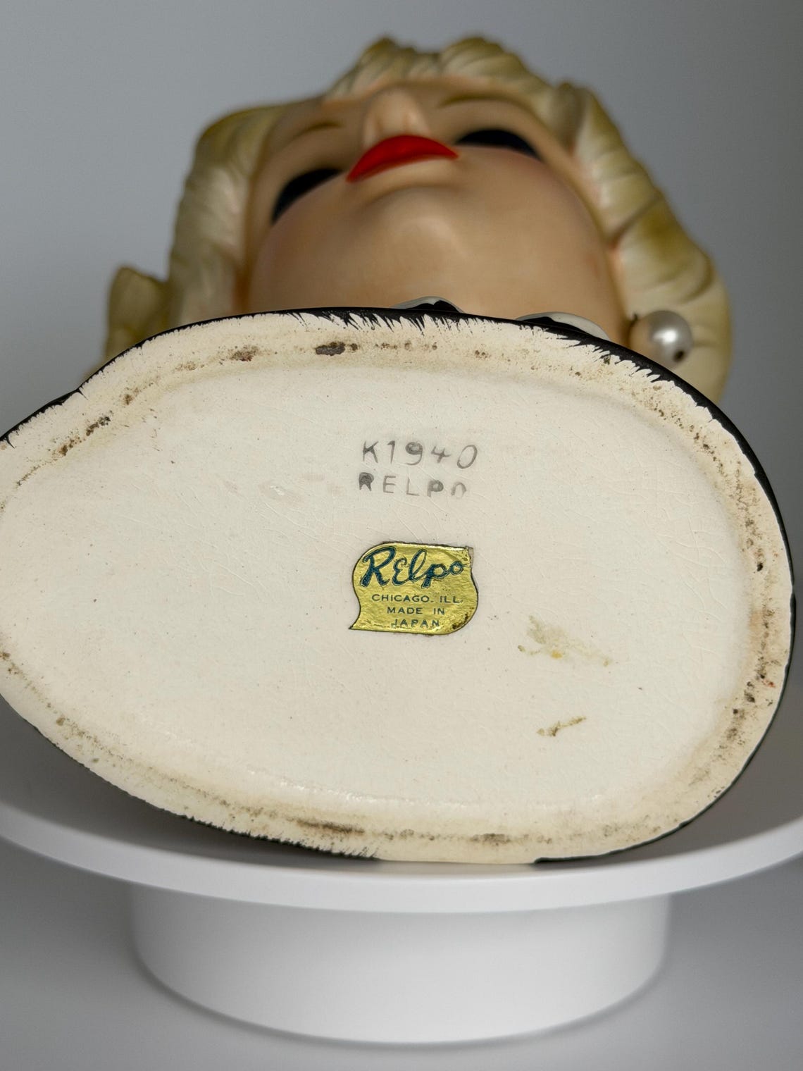 Lady Head Vase. Relpo K 1940 'glamour Girl' Style From Mid Century Era ...
