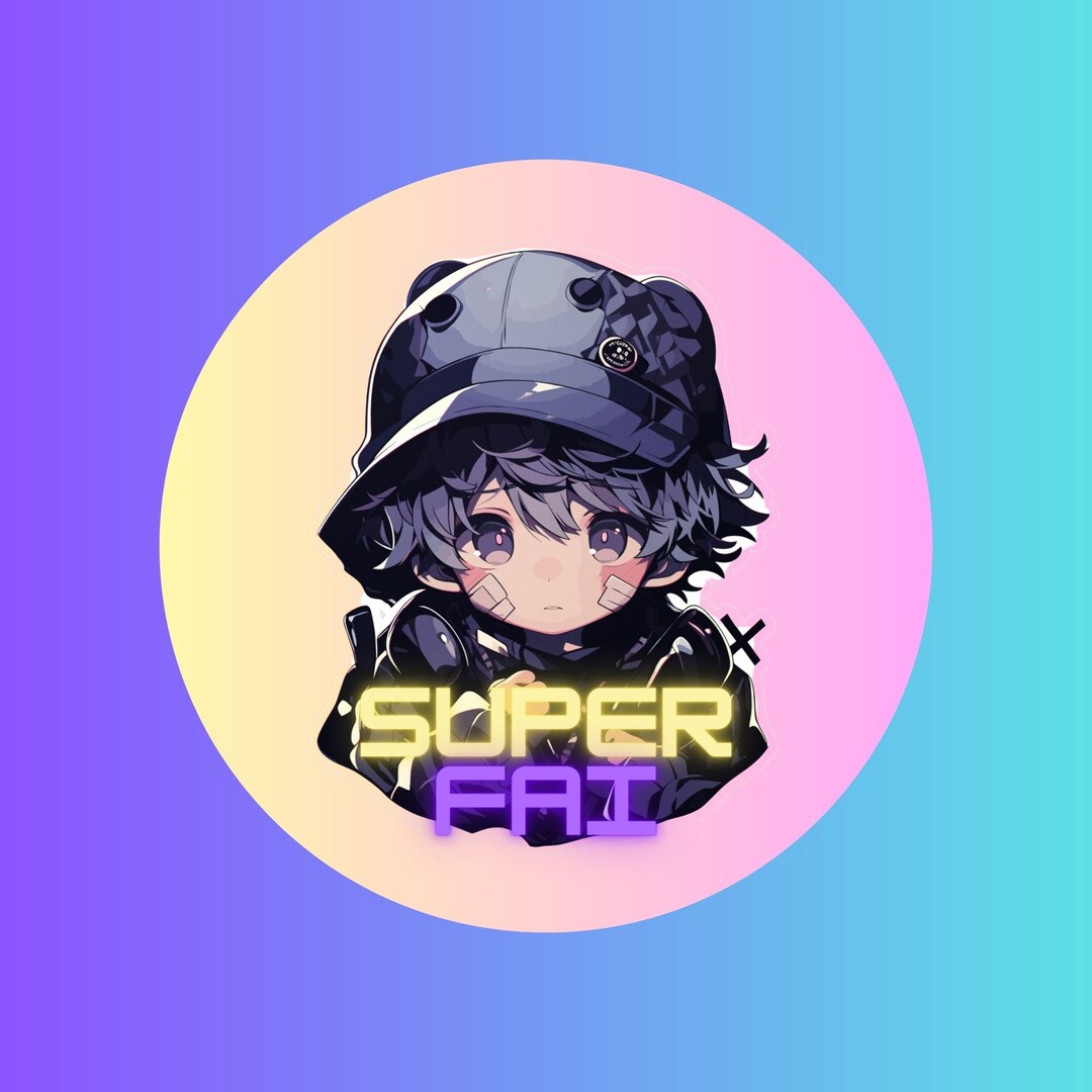 Chibi Anime Sad Boy Vinyl Die-cut Stickers - Etsy