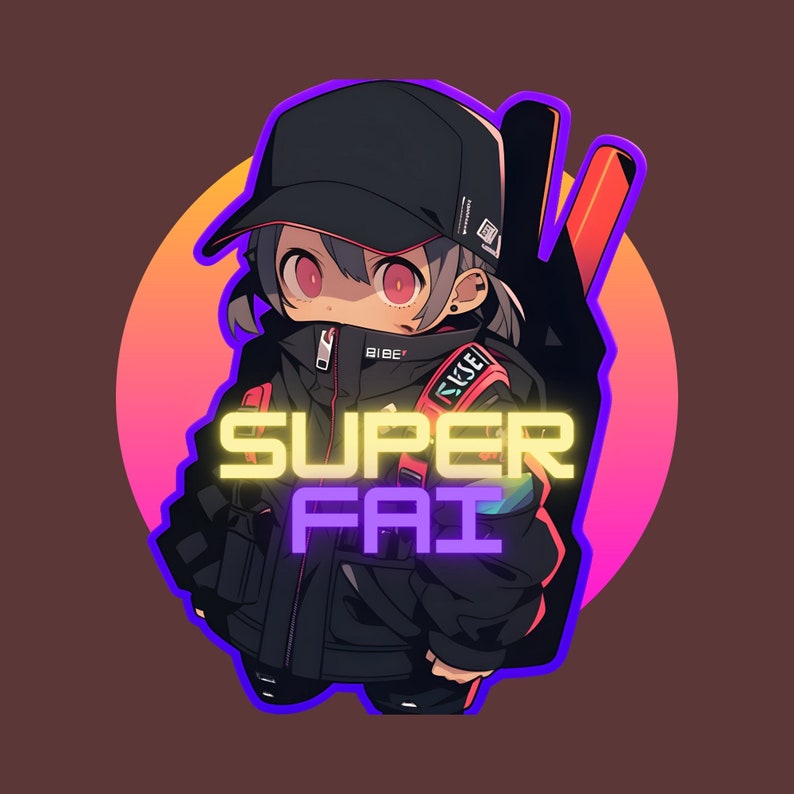 Chibi Anime Boy in Camping Hype Beast Outfit Vinyl Die-cut - Etsy