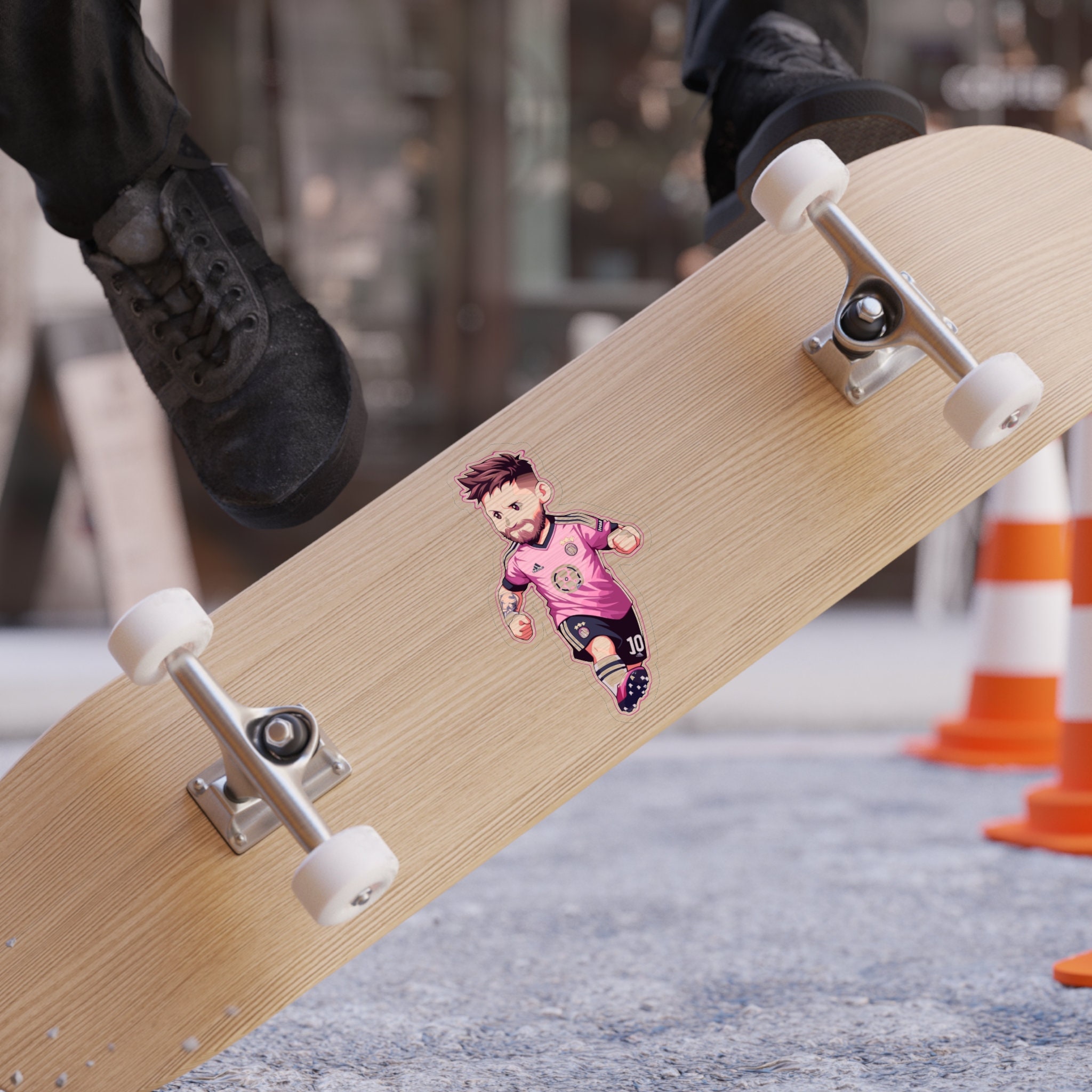 Chibi Anime Lionel Messi GOAT Soccer Player Transparent Sticker - Etsy